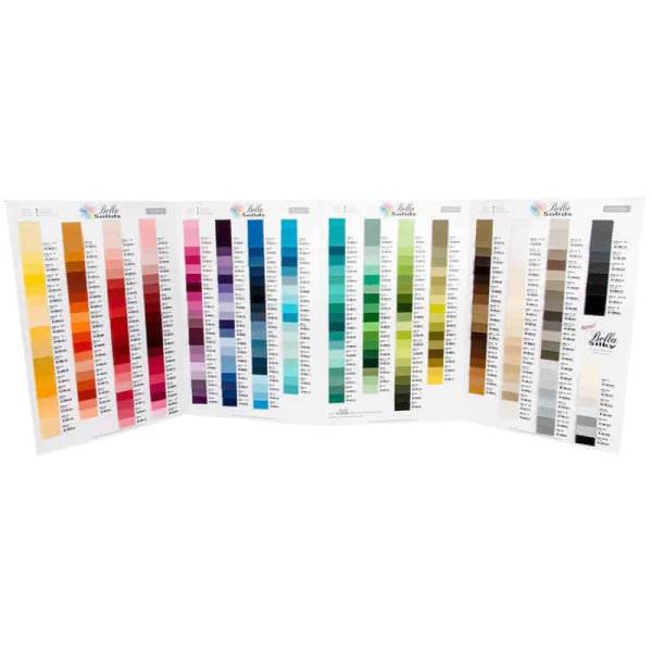 Paintbrush Studios Solids Farbkarte 210 Farben | Das Mach Ich Nachts