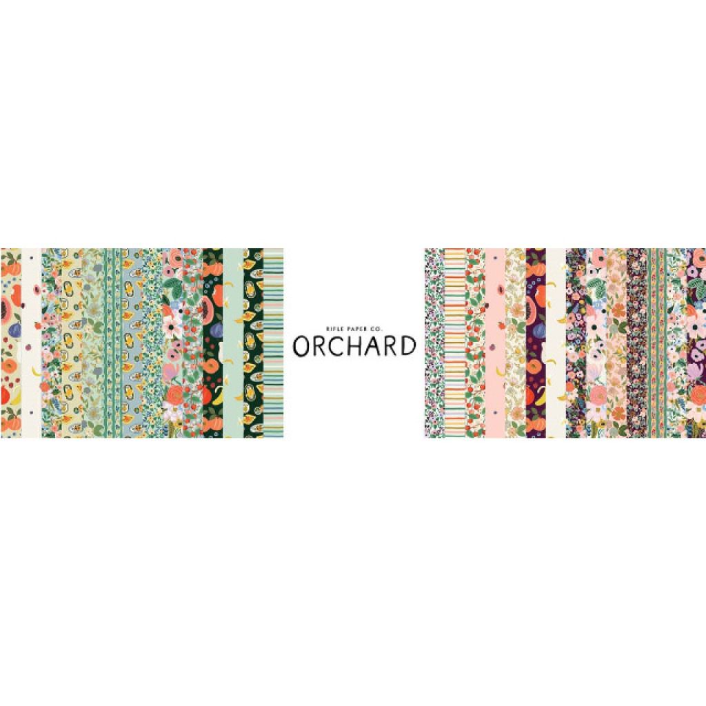 Rifle Paper Co. - Orchard - Bananas in Mint Metallic - Reststück 200cm ...