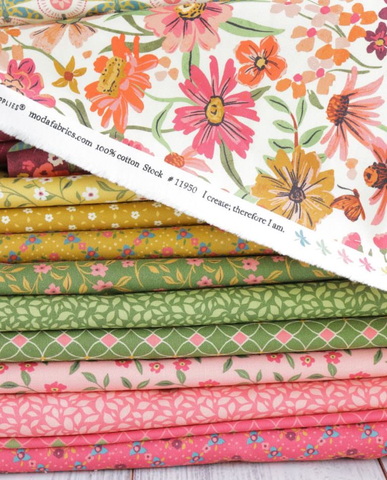 Moda Fabrics - Crystal Manning - Sagewood - Seedling in Dusk - Das Mach ...