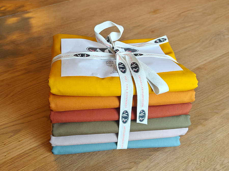 Pure Solids Wide - 6x 3m Bundle - Sondergröße 140cm breit - Das Mach ...